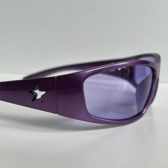 Accessories | Y2k 200s Purple Sporty Cute Sunglasses | Poshmark